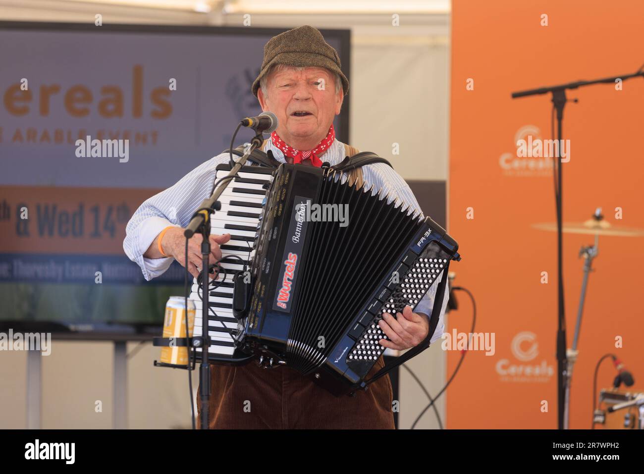 13th May 2023 The Wurzels playing at the 2023 Cereals Event, Thoresby ...
