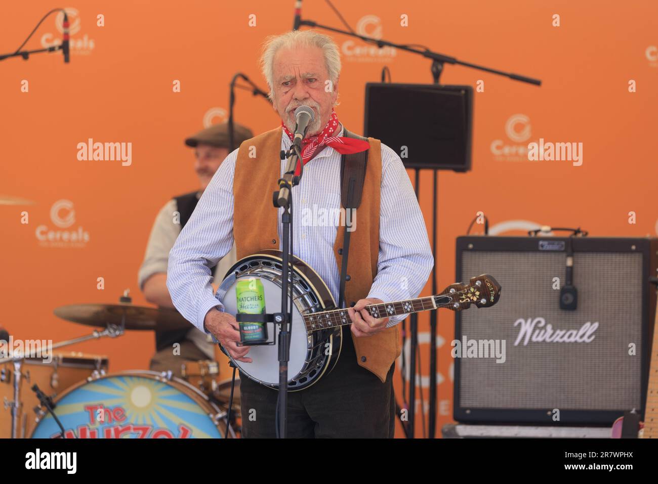 13th May 2023 The Wurzels playing at the 2023 Cereals Event, Thoresby ...