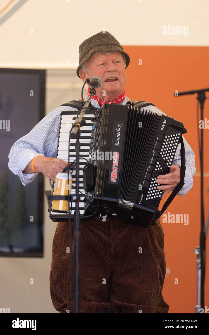 13th May 2023 The Wurzels playing at the 2023 Cereals Event, Thoresby ...