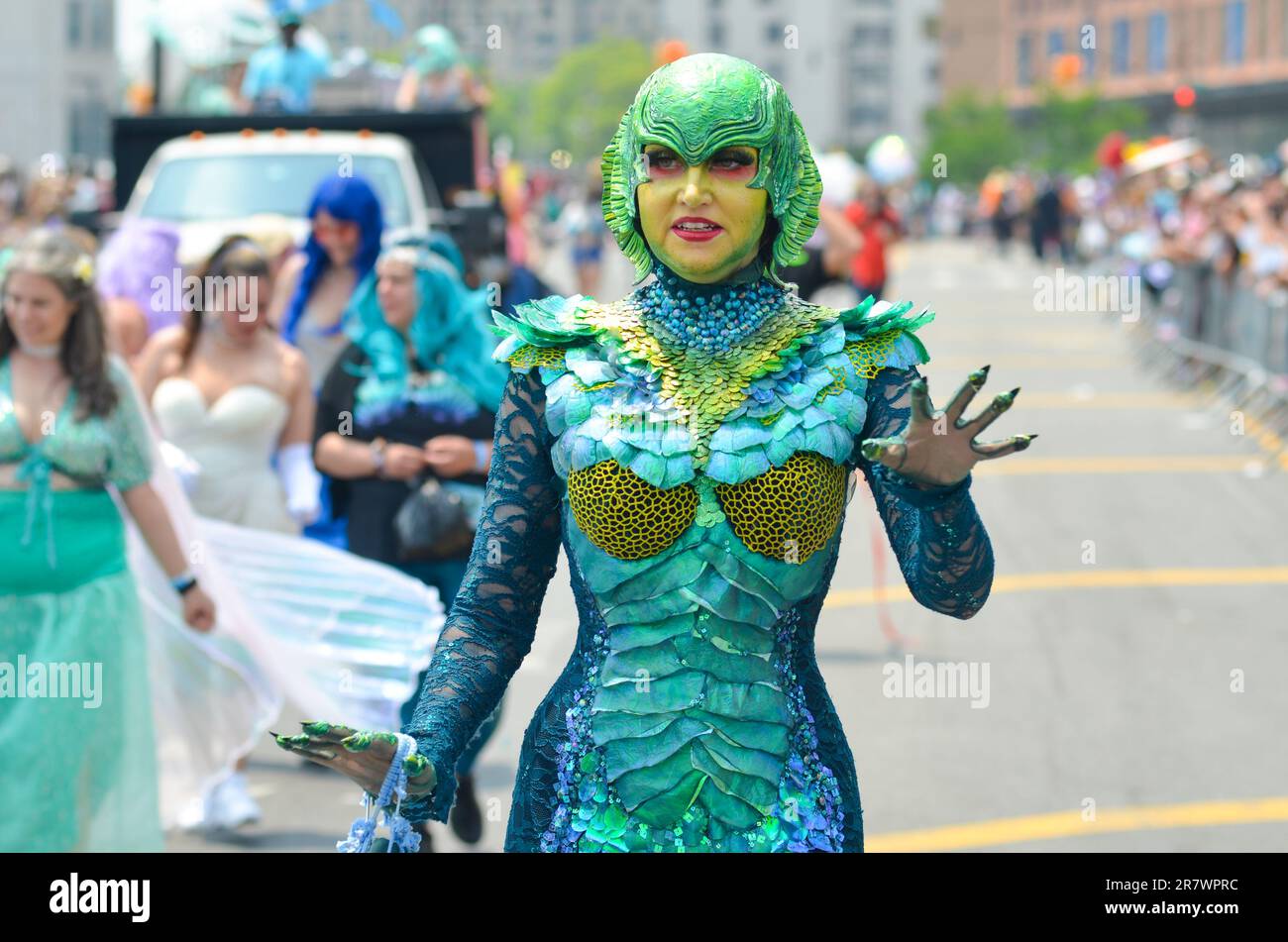 New York City, United States. 17th June, 2023. Thousands gather on the ...