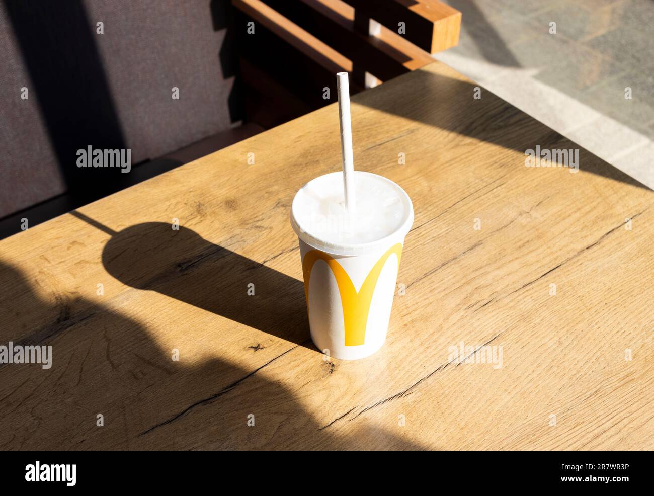 Mcdonald mccafe menu hi-res stock photography and images - Alamy