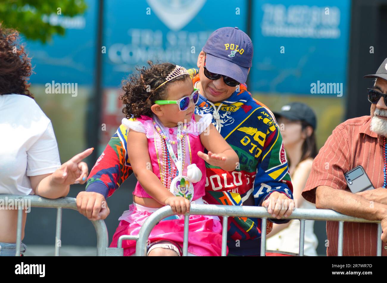 New York City, United States. 17th June, 2023. Thousands gather on the ...