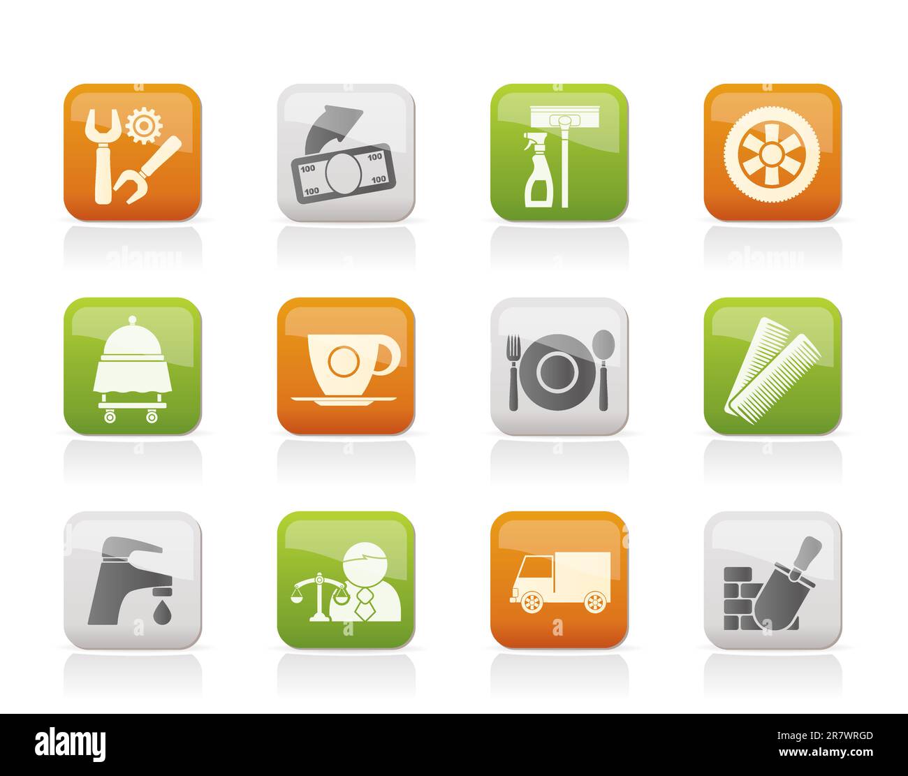 Shop store sign clean cleaning Stock Vector Images - Alamy