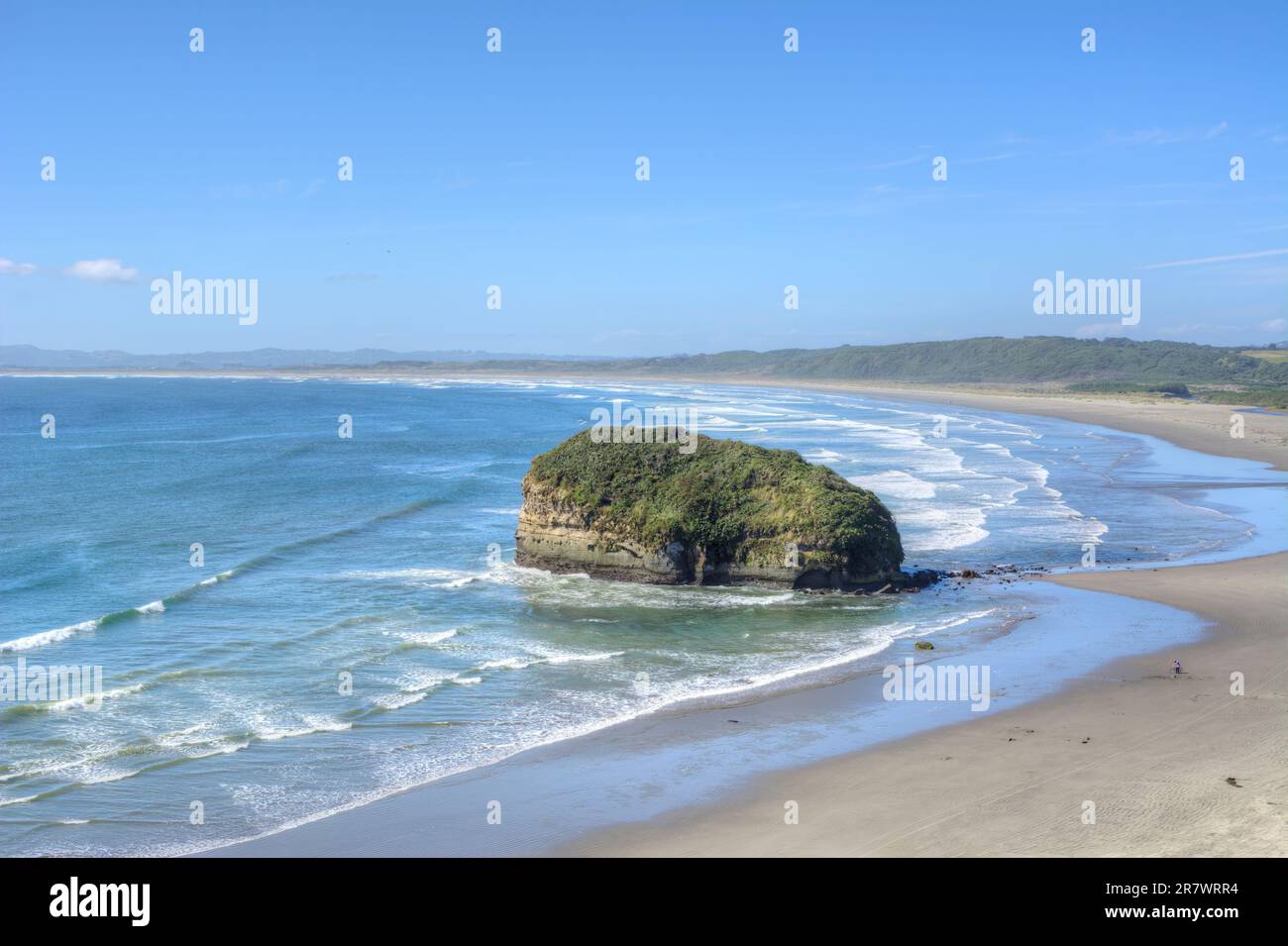 The ocean coast of the island of Chiloe in southern Chile Stock Photo ...