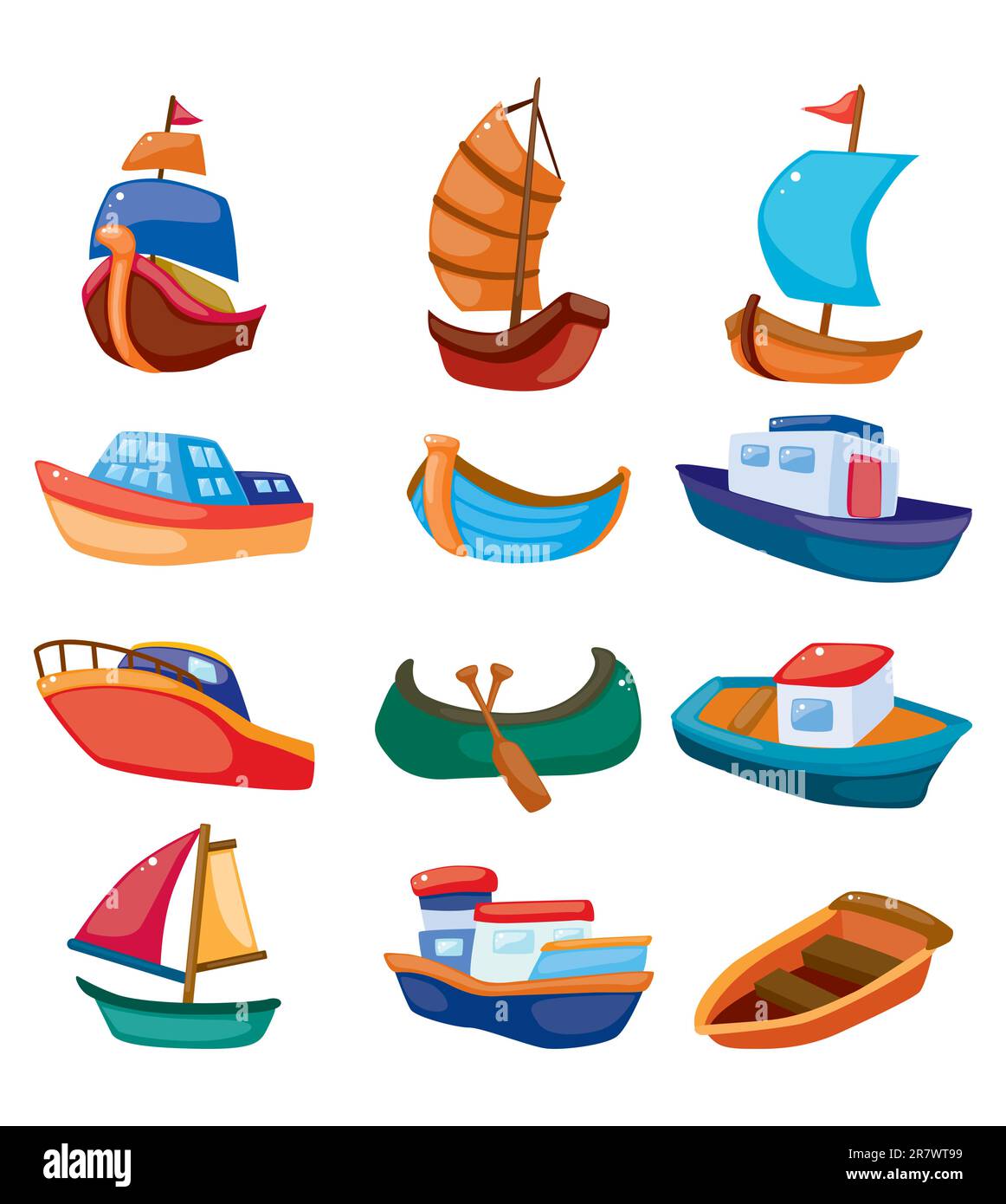 cartoon boat icon Stock Vector Image & Art - Alamy