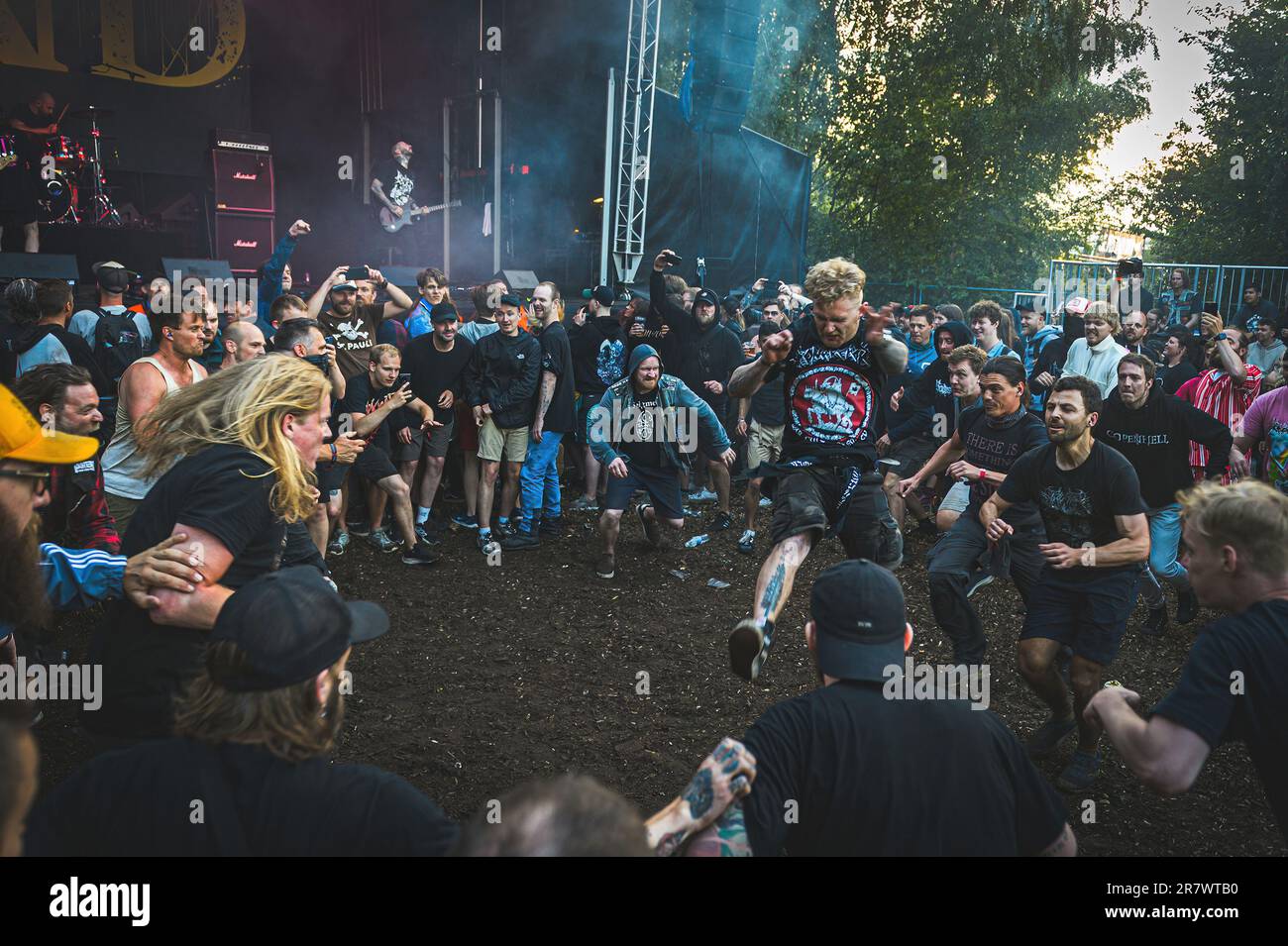 Copenhagen, Denmark. 16th, June 2023. Concert goers seen at one of many ...