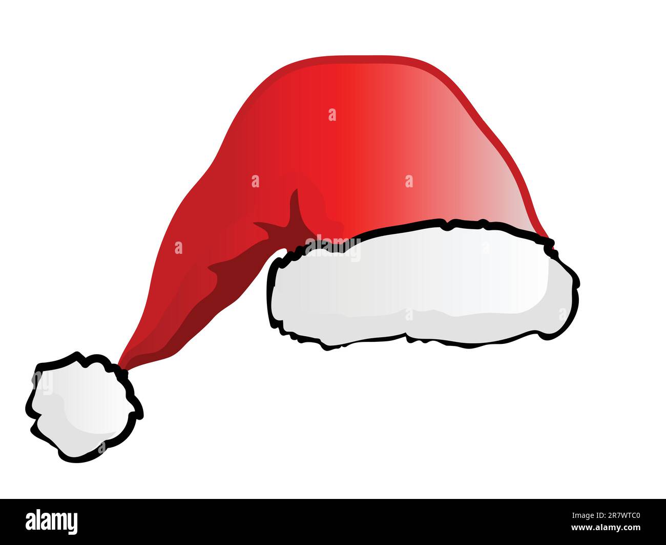 Santas cap christmas Stock Vector Images - Alamy