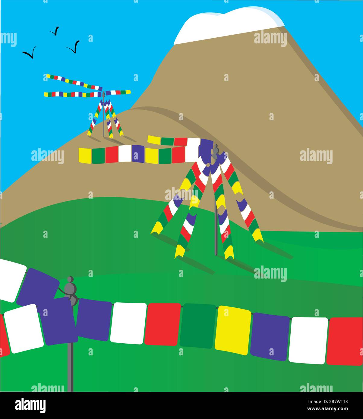 A peace flag Stock Vector Images - Alamy