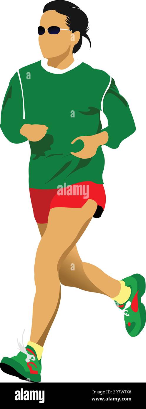 Human body muscular running Cut Out Stock Images & Pictures - Alamy