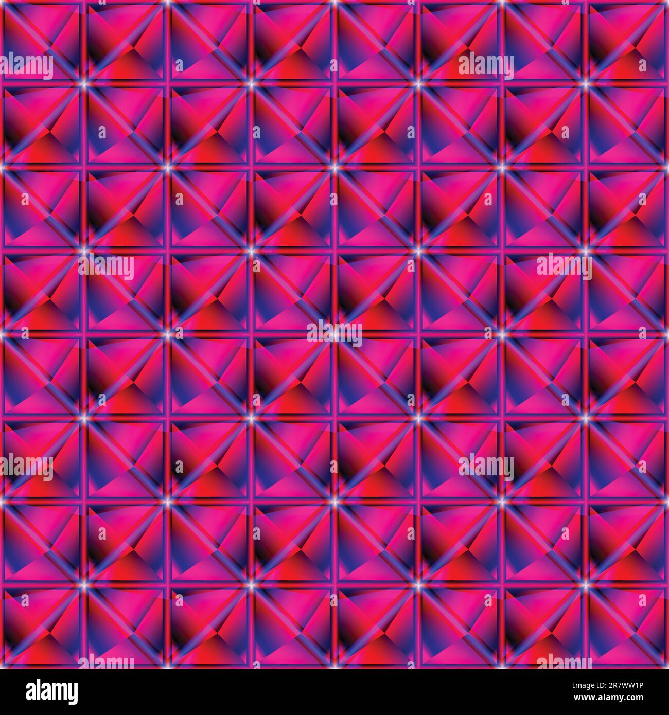 Pyramidal Pattern Abstract Seamless Texture Vector Art Illustration