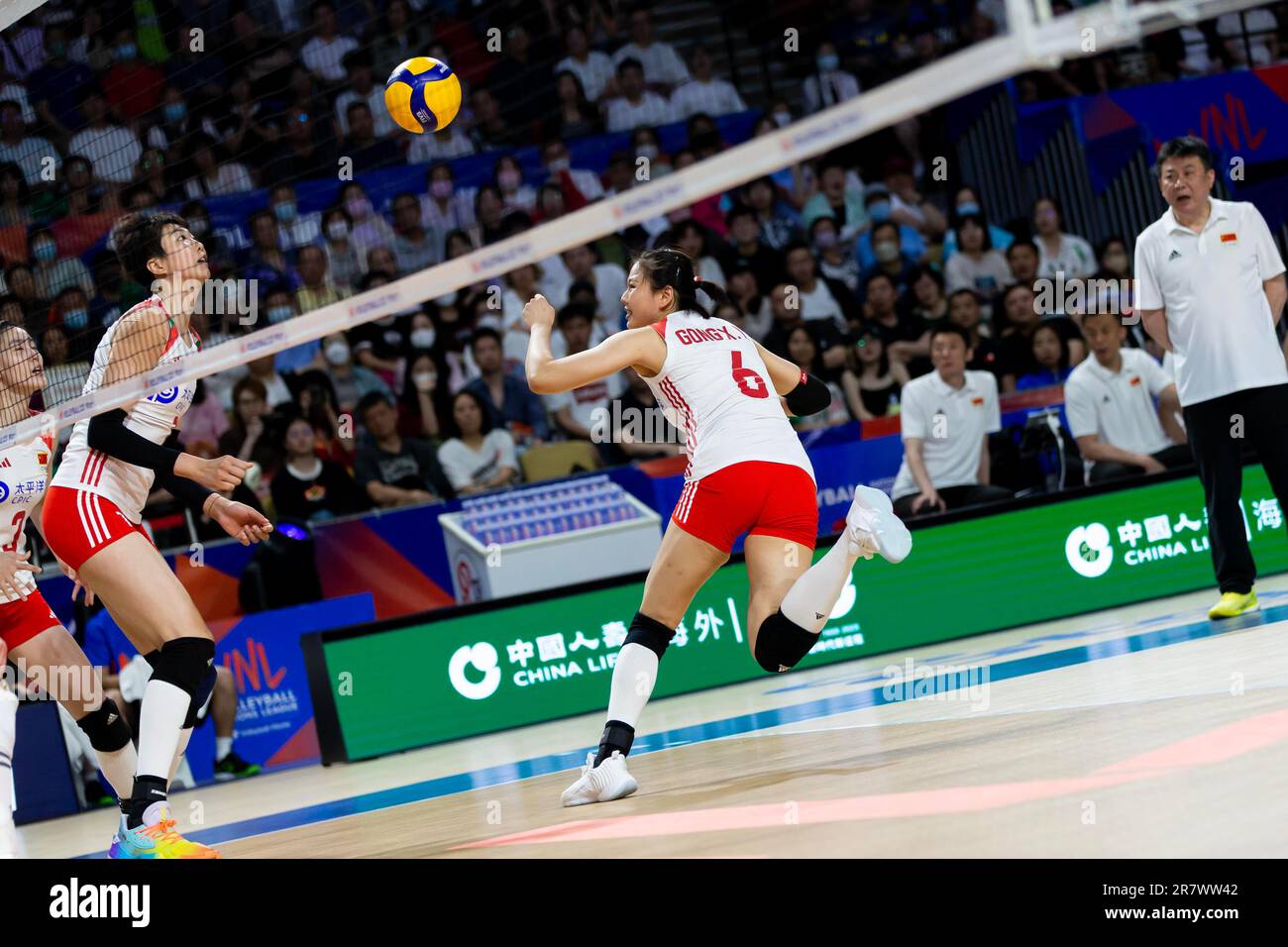 Hong Kong, Hong Kong. 17th June, 2023. Gong Xiangyu (#6) of China seen in action during the ...