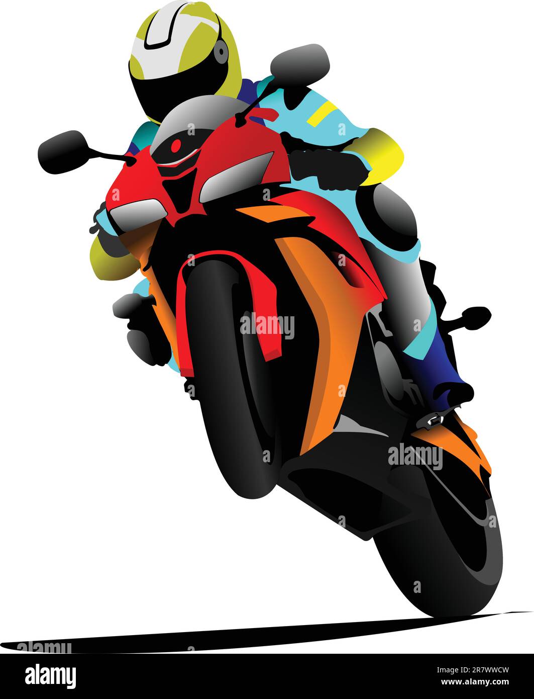 Road biked Stock Vector Images - Alamy