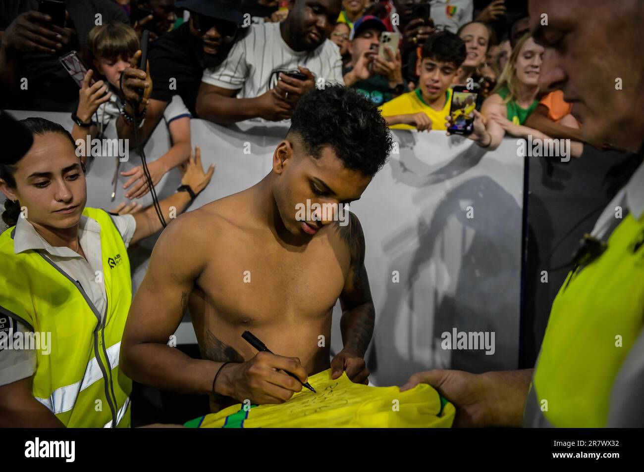 Barcelona, Spain. 17th June, 2023. Rodrygo (Brazil) during a ...