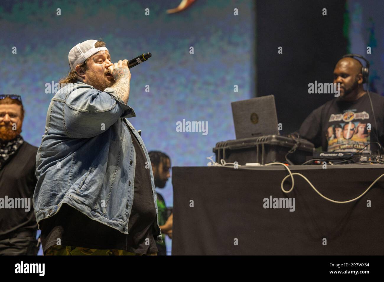 Manchester, USA. 16th June, 2023. Jelly Roll (Jason DeFord) performs ...
