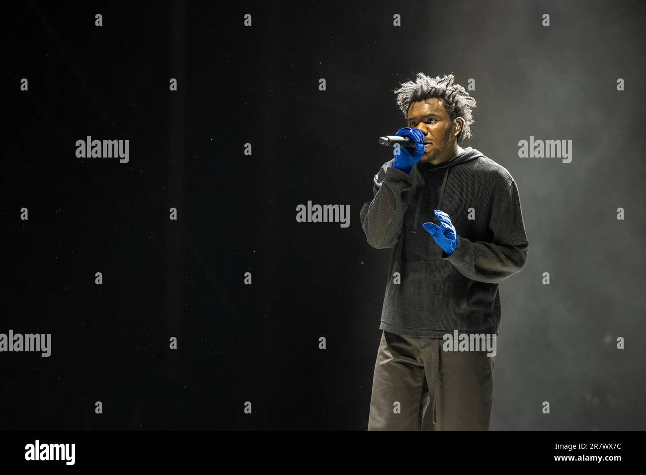 Manchester, USA. 16th June, 2023. Rapper Baby Keem (Hykeem Jamaal ...