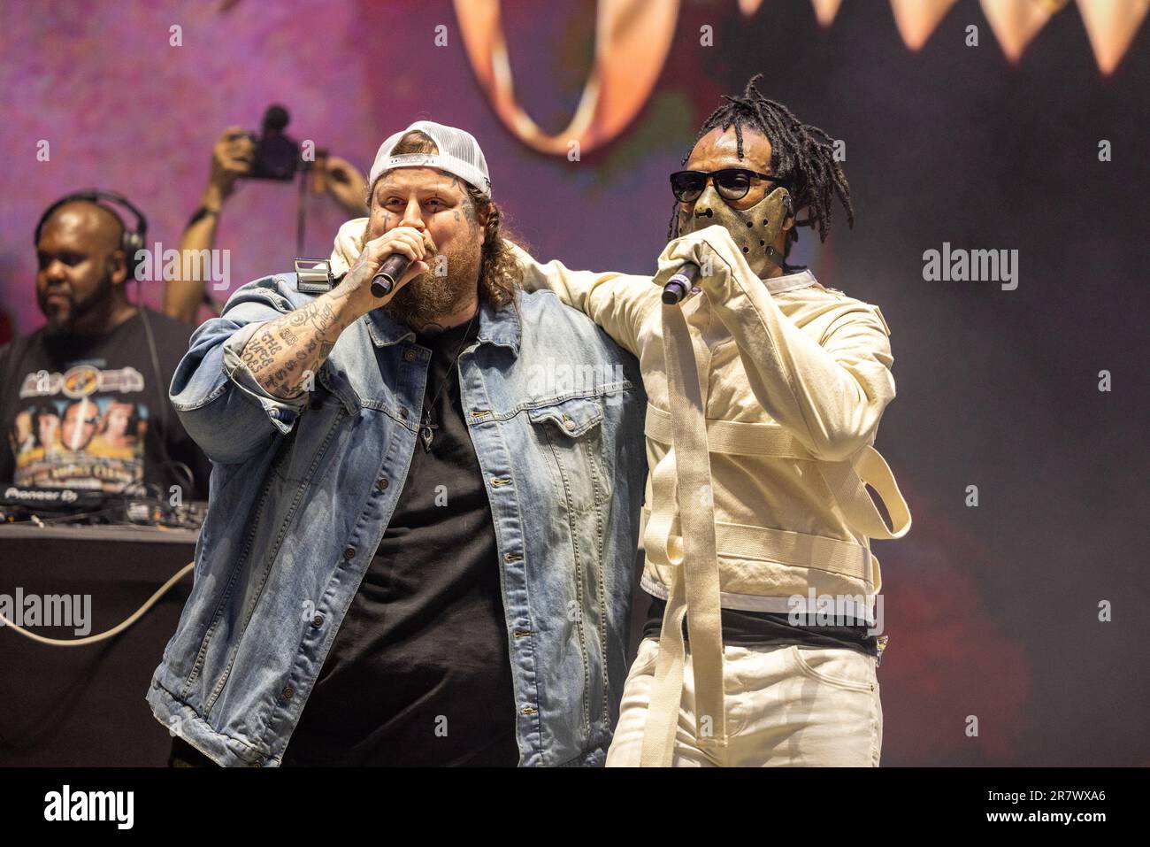 Manchester, USA. 16th June, 2023. Jelly Roll (Jason DeFord) performs ...