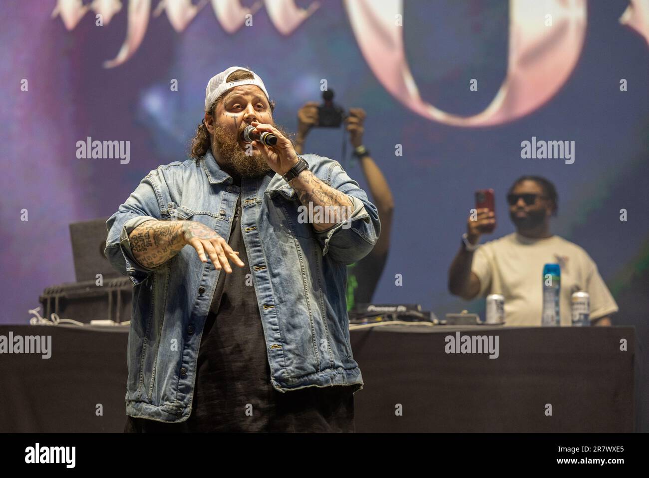 Manchester, USA. 16th June, 2023. Jelly Roll (Jason DeFord) performs ...