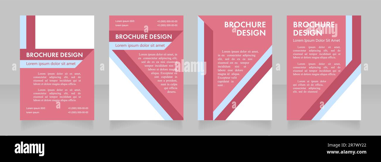 Conference announcement blank brochure layout design Stock Vector Image ...