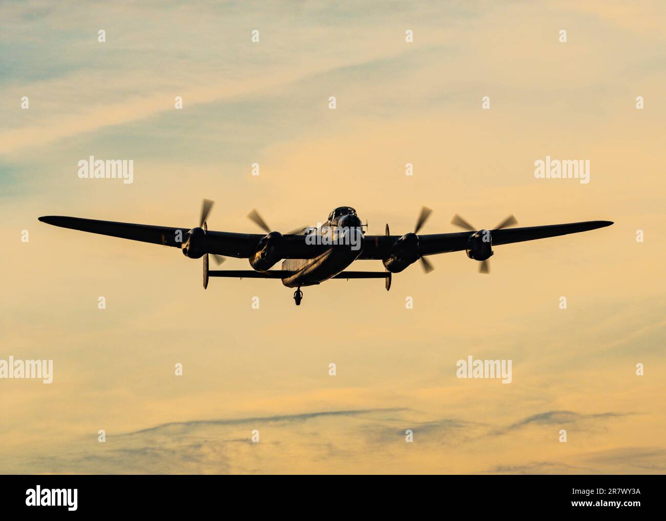 The Battle of Britain Memorial Flight Lancaster returns to RAF ...