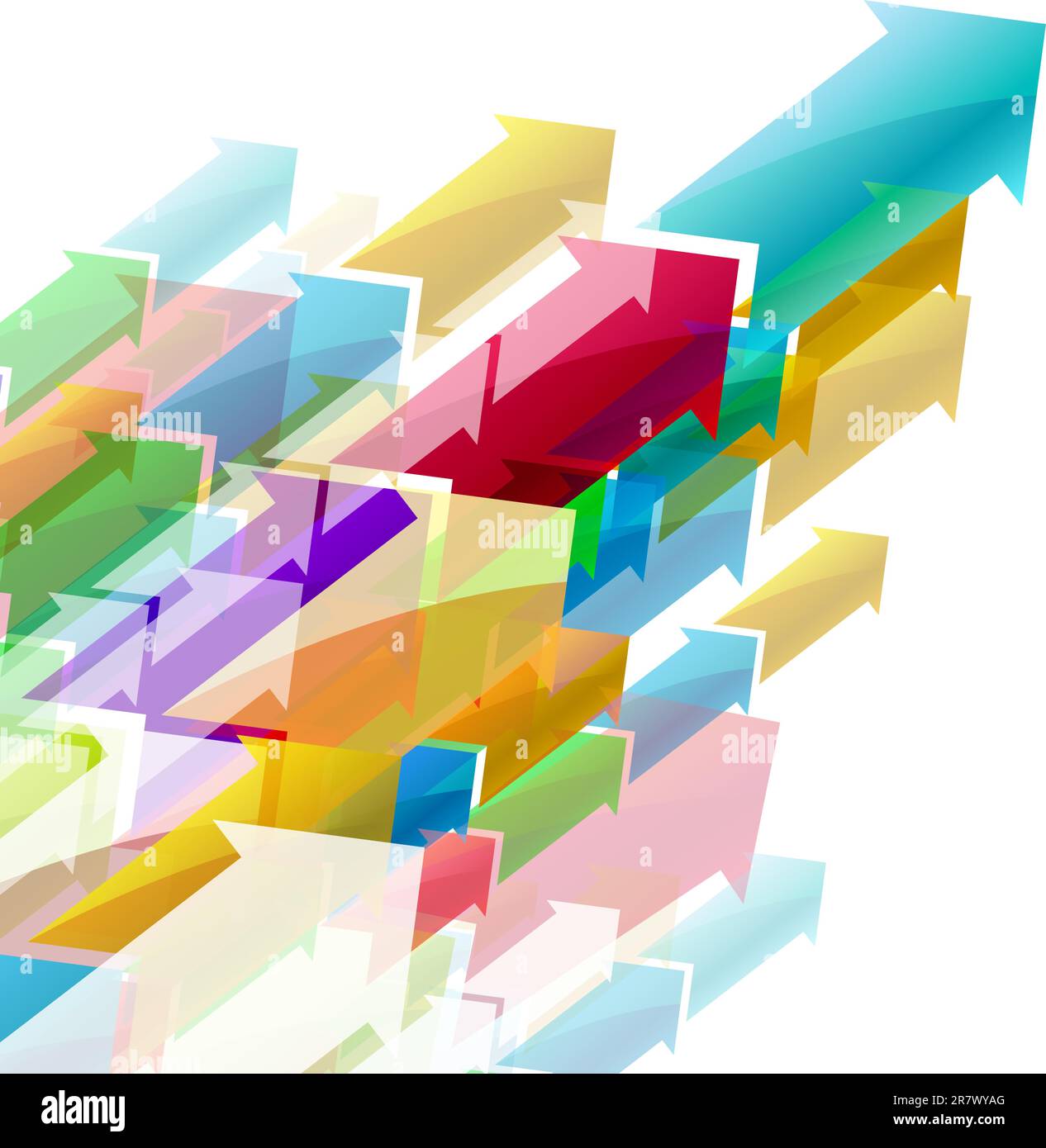 Abstract colored background with Arrows. Illustration for design Stock ...