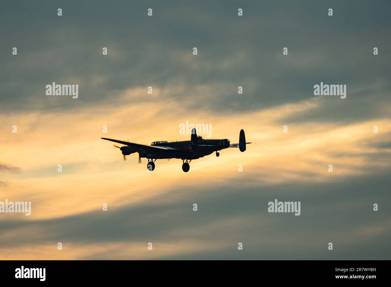 The Battle of Britain Memorial Flight Lancaster returns to RAF ...