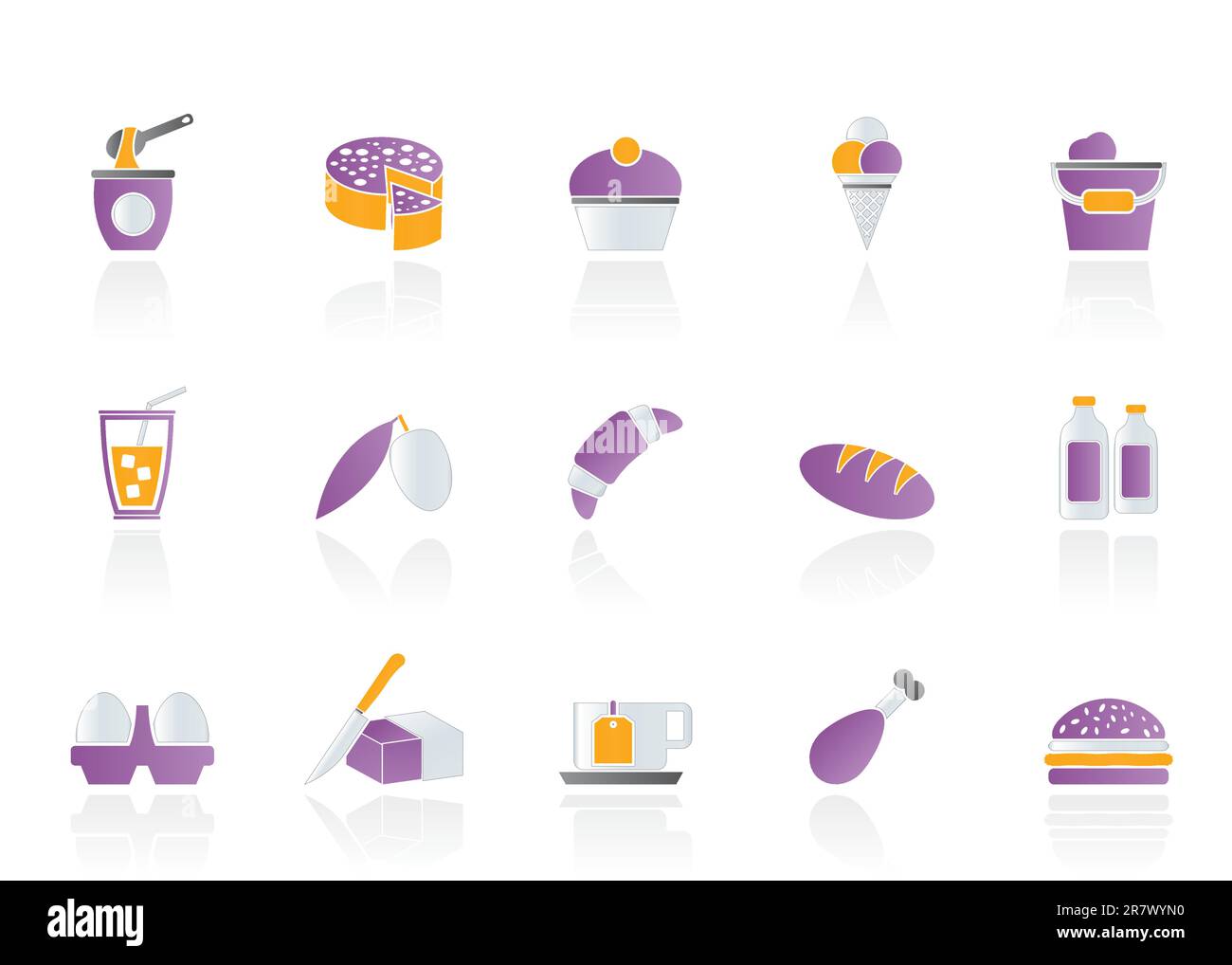 Butter vector image Cut Out Stock Images & Pictures - Alamy