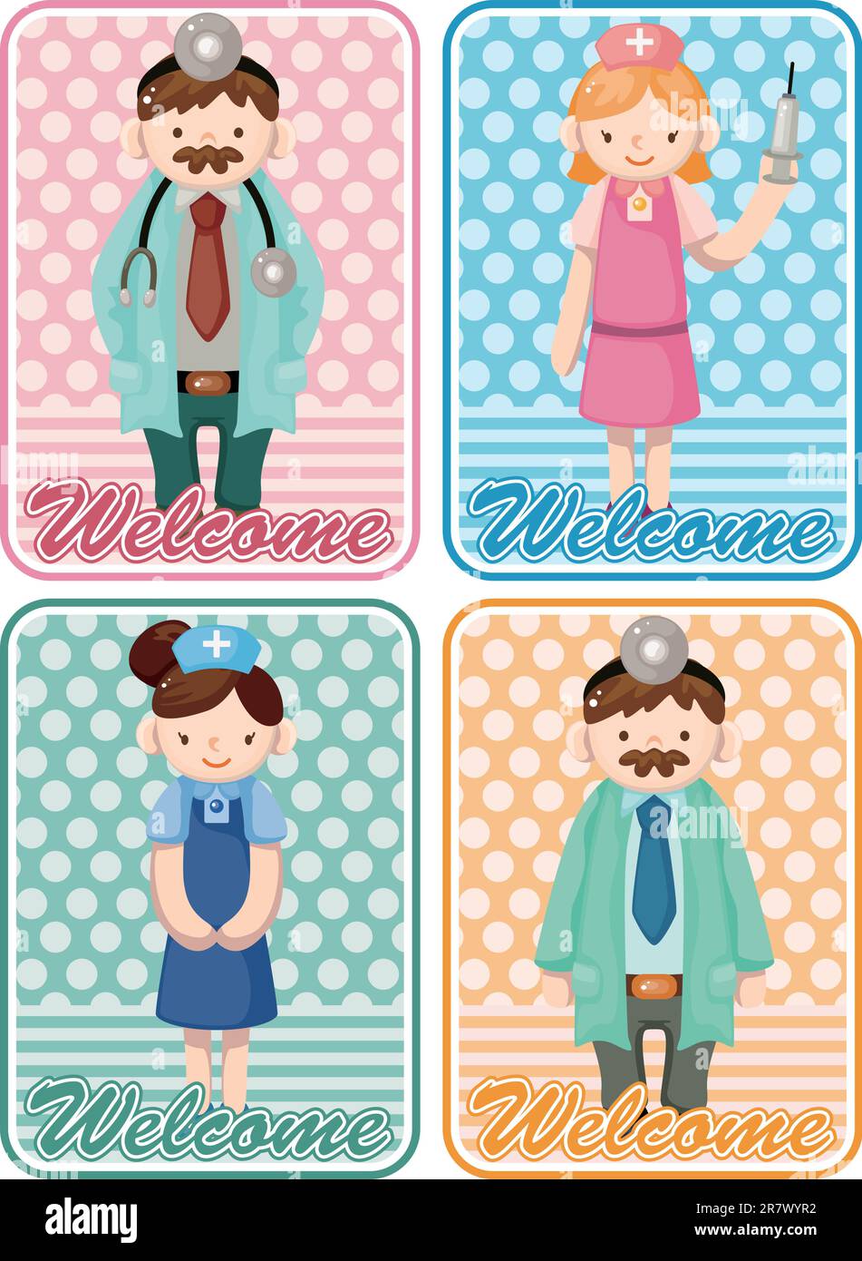 Greeting card medical mask Cut Out Stock Images & Pictures - Alamy