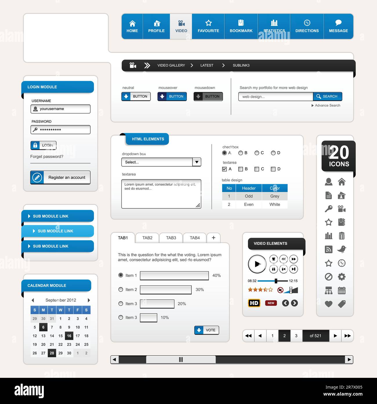 Essential elements Stock Vector Images - Alamy