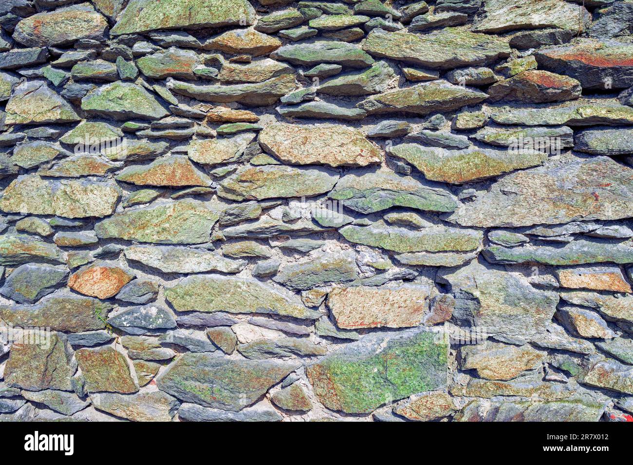 The texture of the masonry wall of natural stone. Detail of a stone ...
