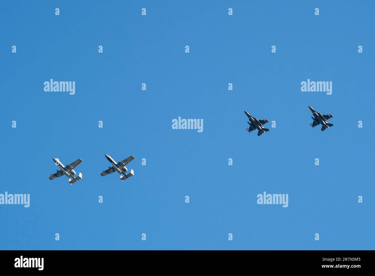 U.S. Air Force A-10 Thunderbolt II aircraft assigned to the 127th Wing ...