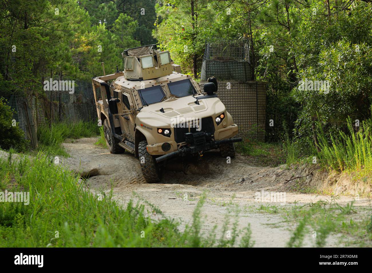 U.S. Marines with the 2nd Marine Logistics Group Motor Vehicle ...
