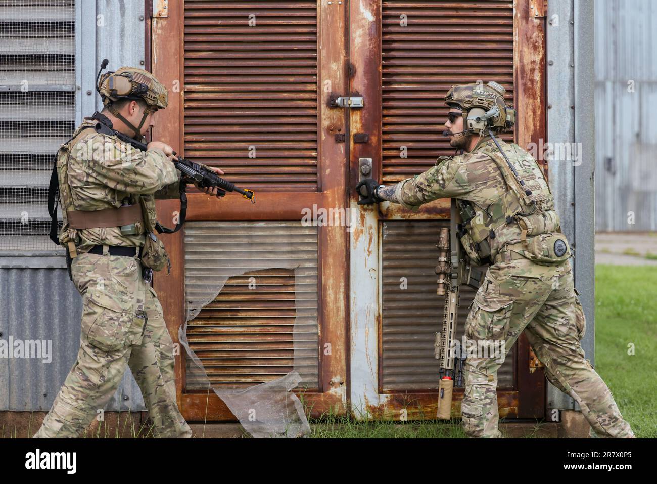 U.S. Air Force Airmen from the 824th Base Defense Squadron (BDS ...