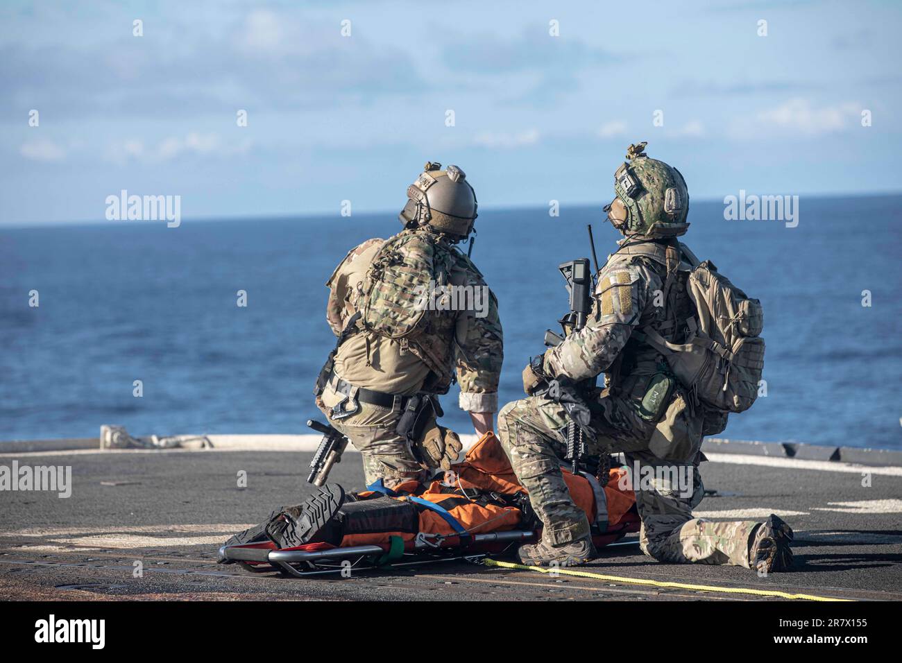 230613-N-LK647-1526 ATLANTIC OCEAN (June 13, 2023) Sailors assigned to ...
