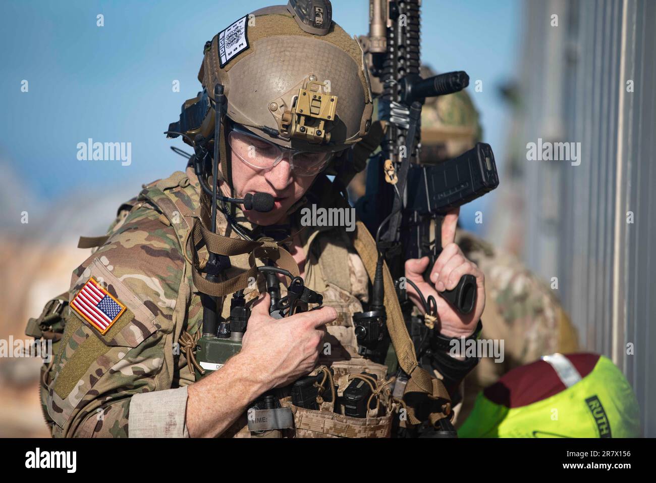 230613-N-LK647-1457 ATLANTIC OCEAN (June 13, 2023) A Sailor assigned to ...