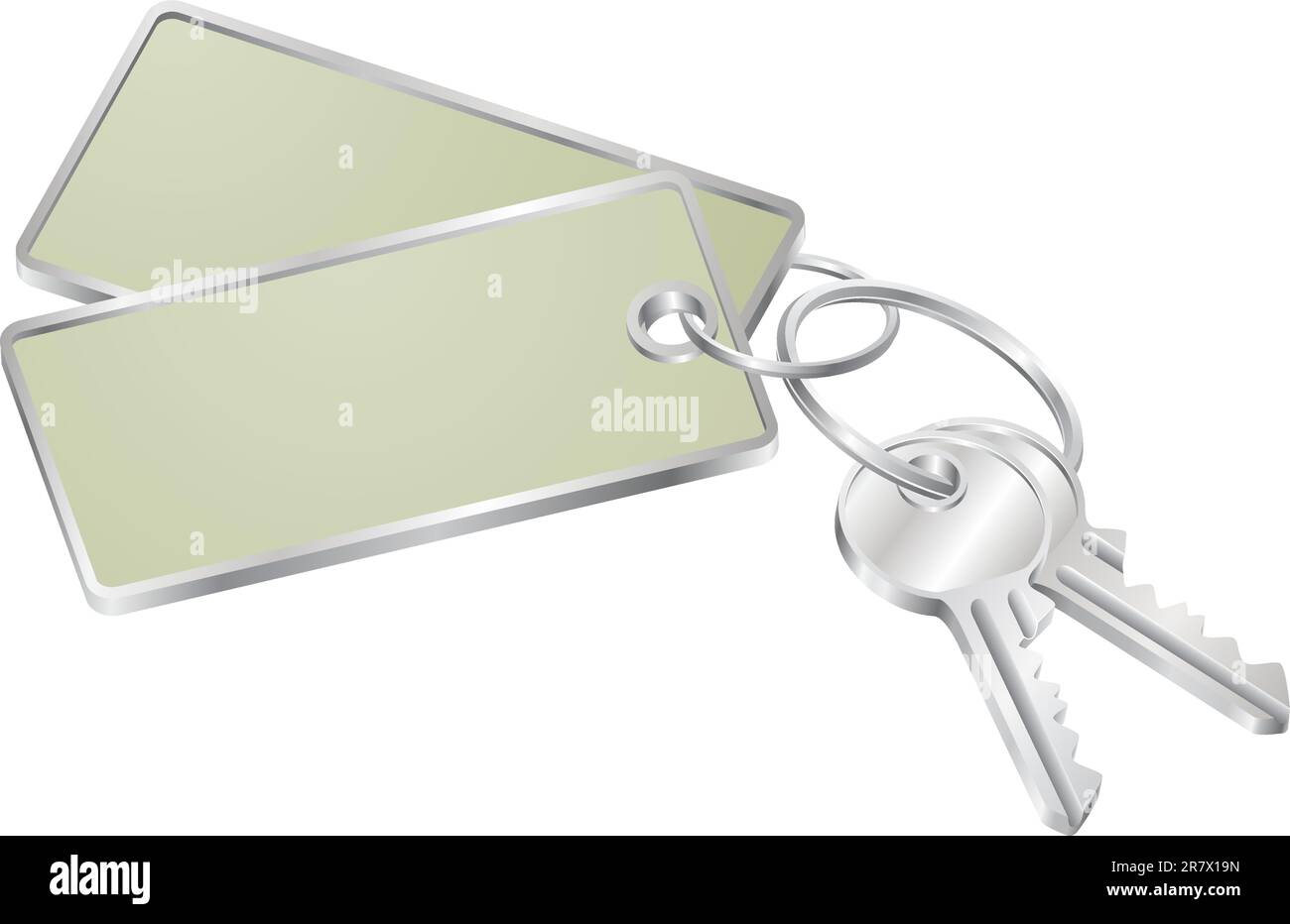 Keyring and house Stock Vector Images - Alamy