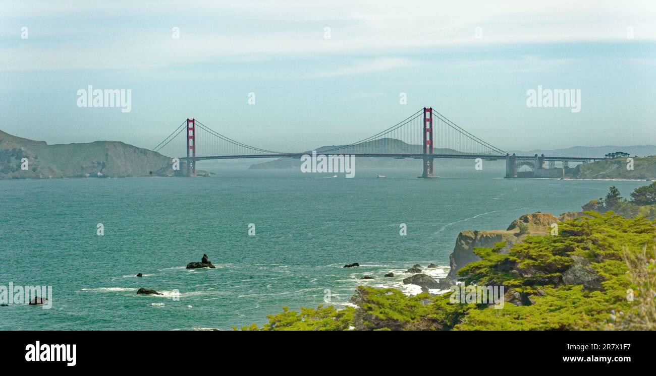 SAN FRANCISCO, CALIFORNIA - April 24, 2023: The Golden Gate Bridge is ...