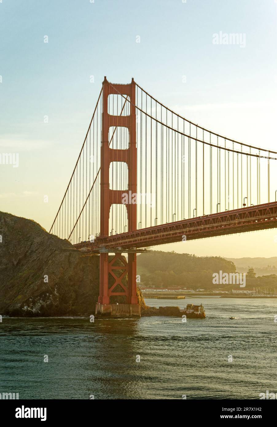 SAN FRANCISCO, CALIFORNIA - April 24, 2023: The Golden Gate Bridge is ...