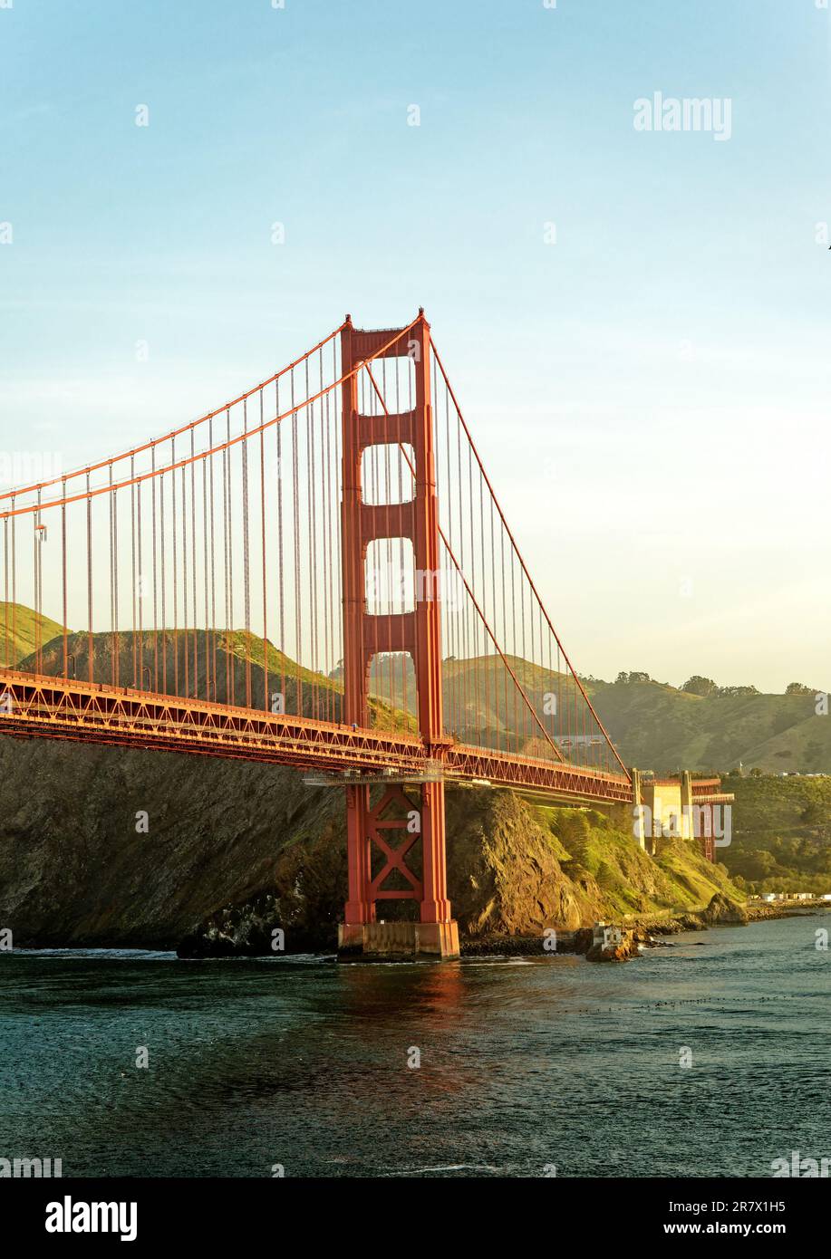 SAN FRANCISCO, CALIFORNIA - April 24, 2023: The Golden Gate Bridge is ...