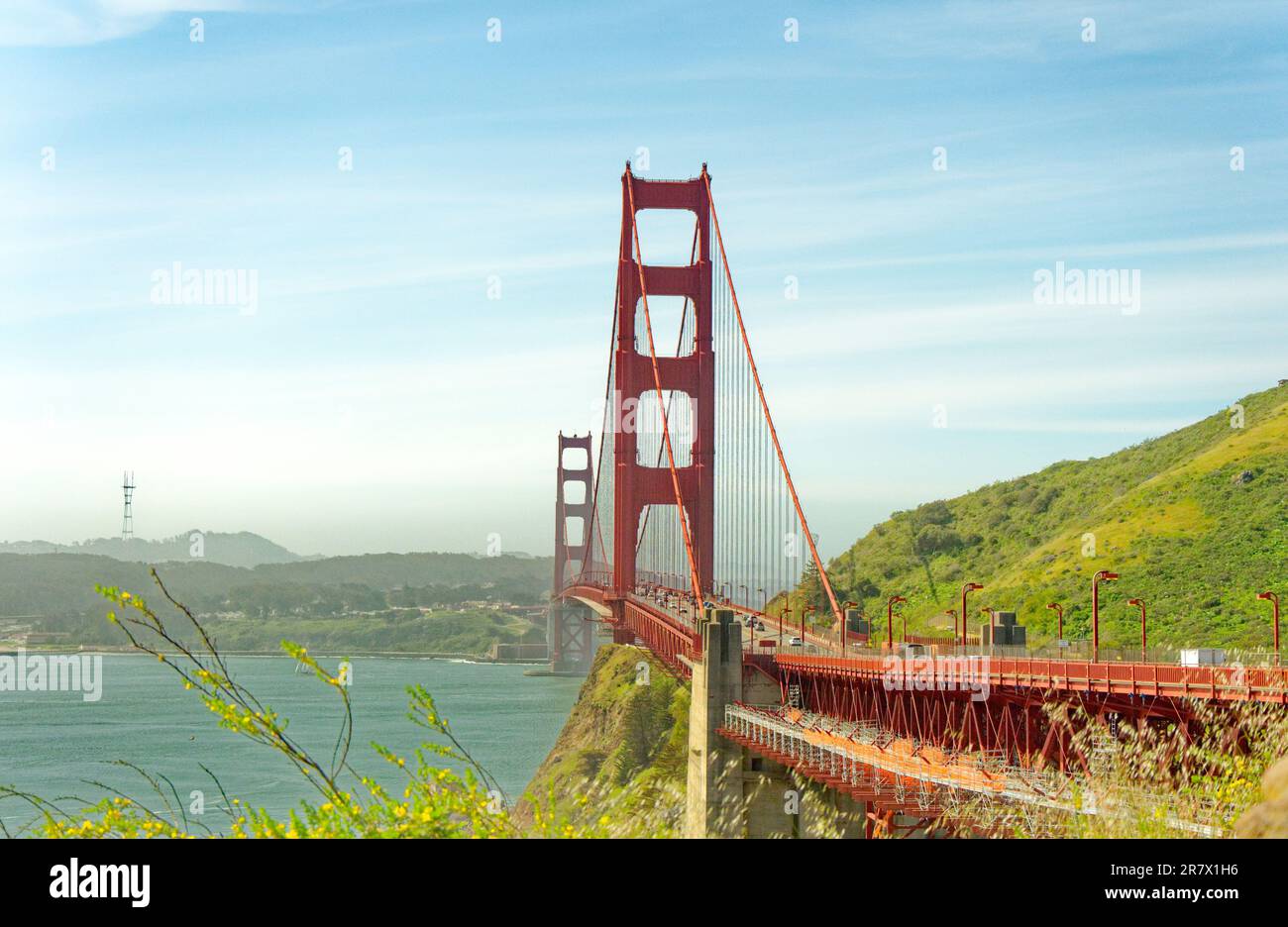 SAN FRANCISCO, CALIFORNIA - April 24, 2023: The Golden Gate Bridge is ...