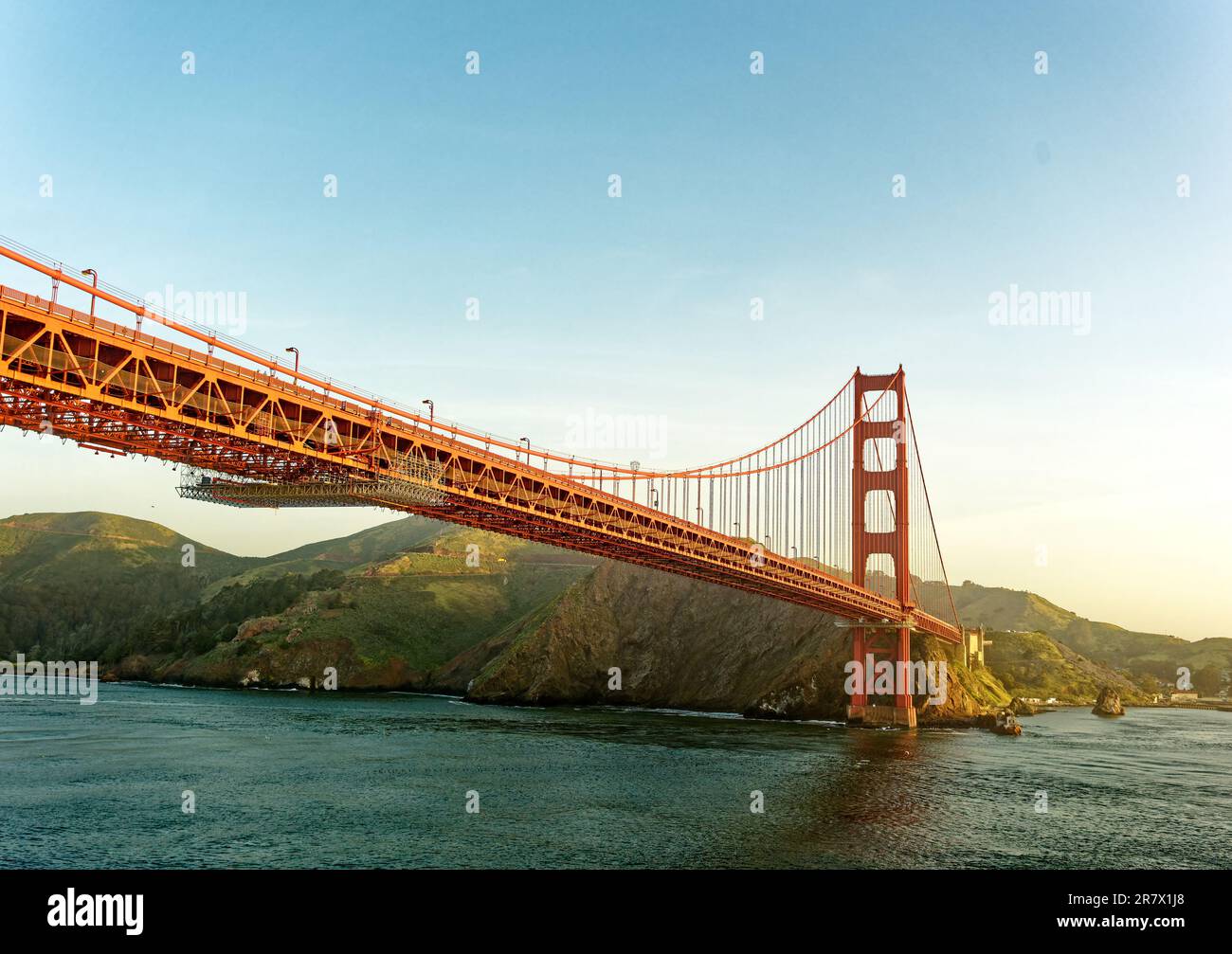 SAN FRANCISCO, CALIFORNIA - April 24, 2023: The Golden Gate Bridge is ...