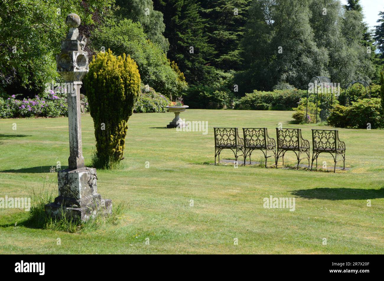 Abercairny Gardens Crieff Perthshire June 2023 Stock Photo - Alamy