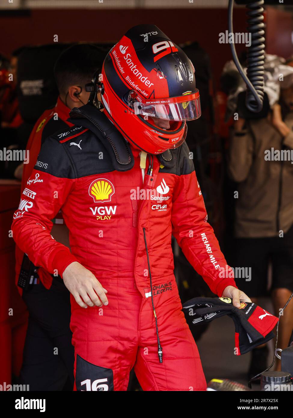 LECLERC Charles (mco), Scuderia Ferrari SF-23, portrait during the ...