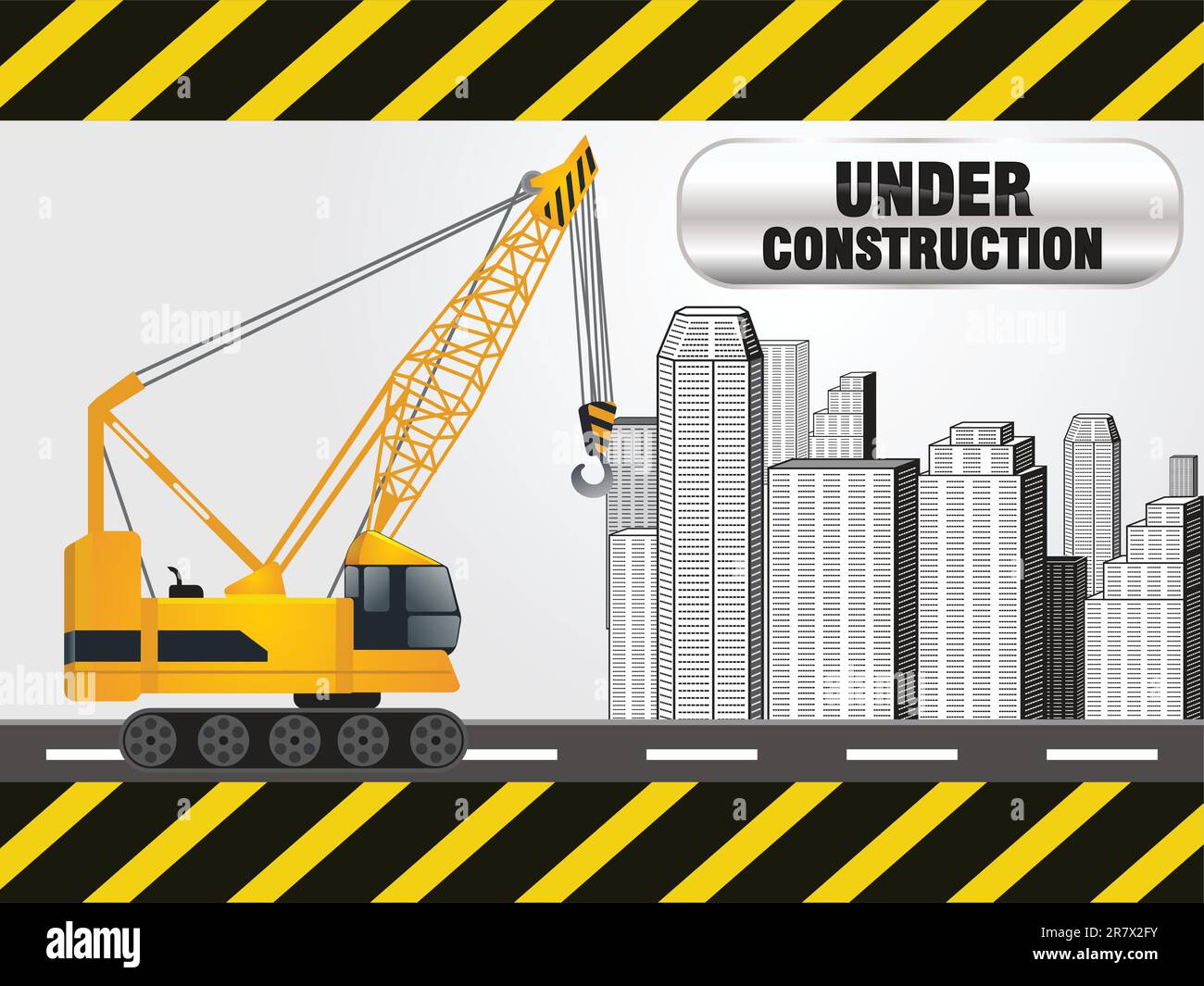 abstract under construction background vector illustration Stock Vector ...
