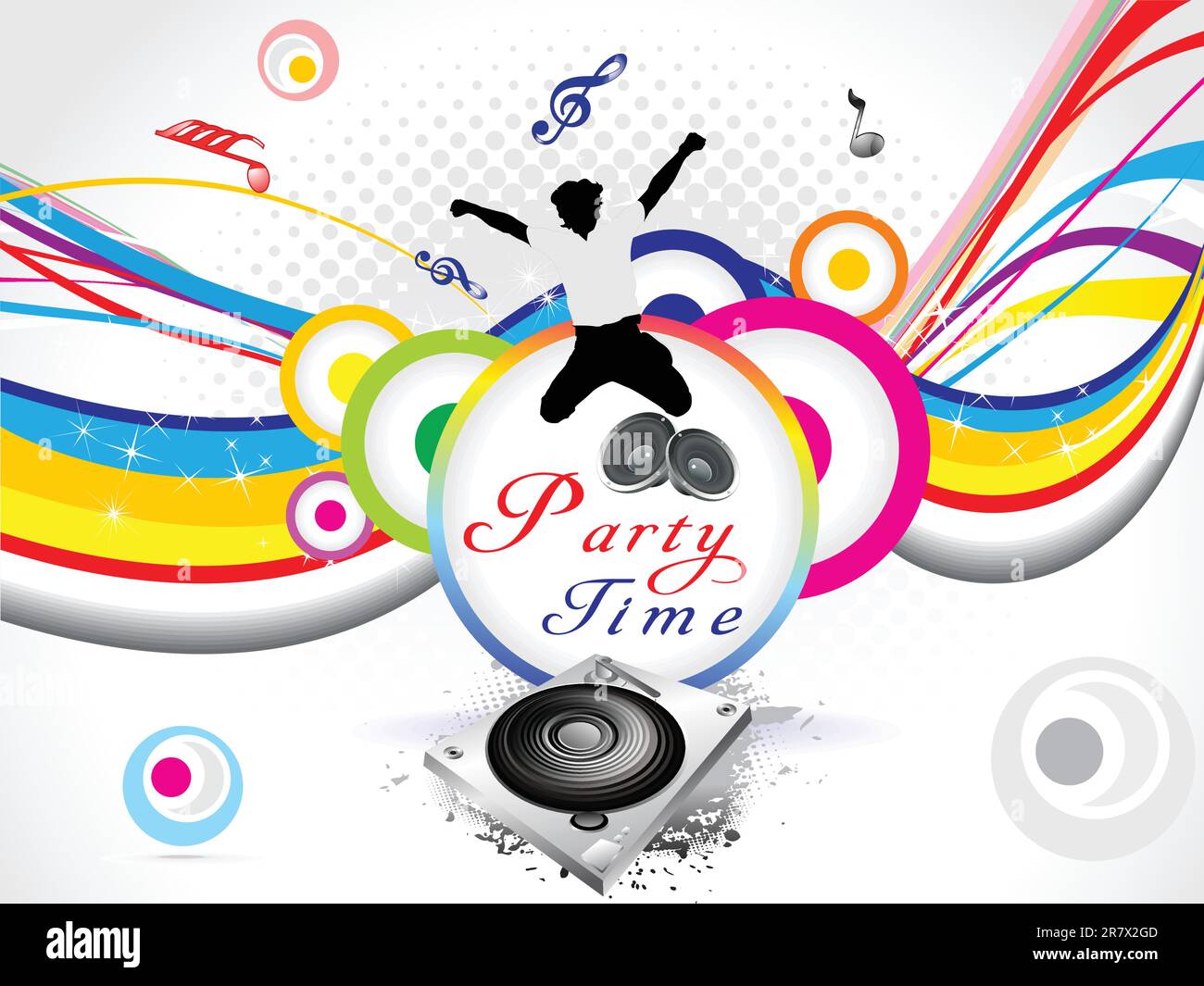abstract colorful party background vector illustration Stock Vector ...