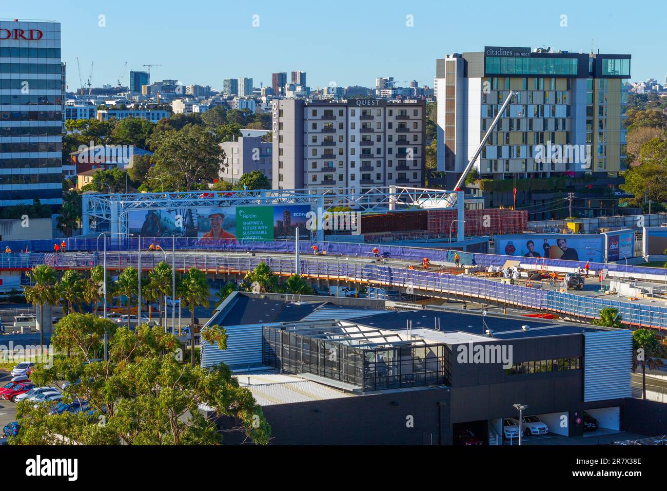 Construction of the 'Sydney Gateway' project in Sydney, Australia ...
