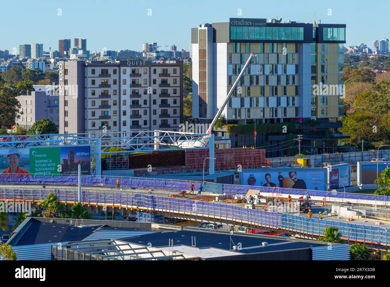 Construction of the 'Sydney Gateway' project in Sydney, Australia ...