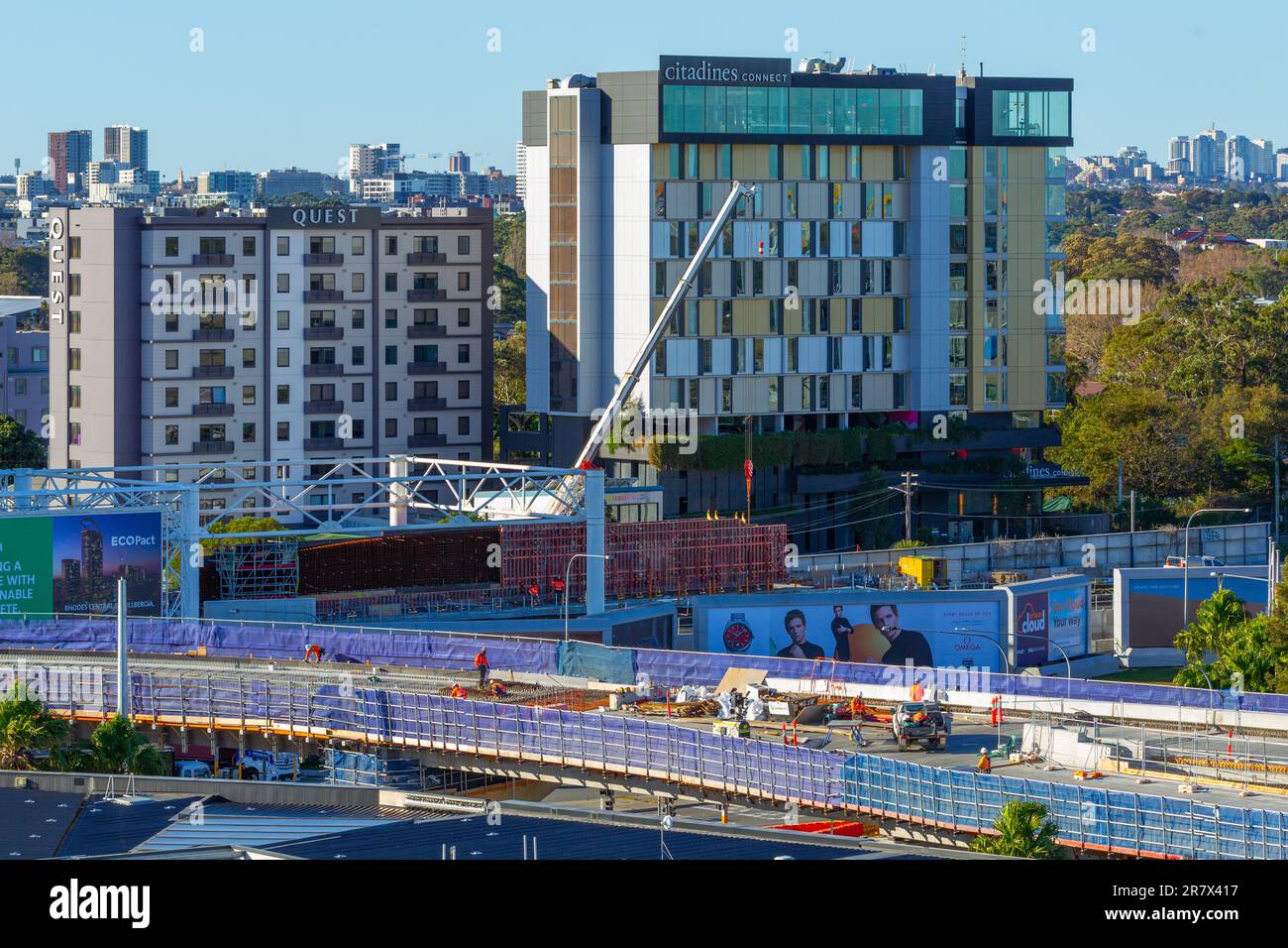 Construction of the 'Sydney Gateway' project in Sydney, Australia ...