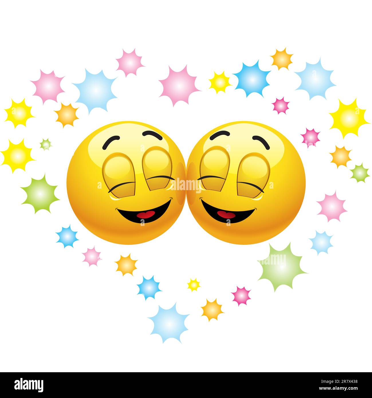 Happily smile Stock Vector Images - Alamy