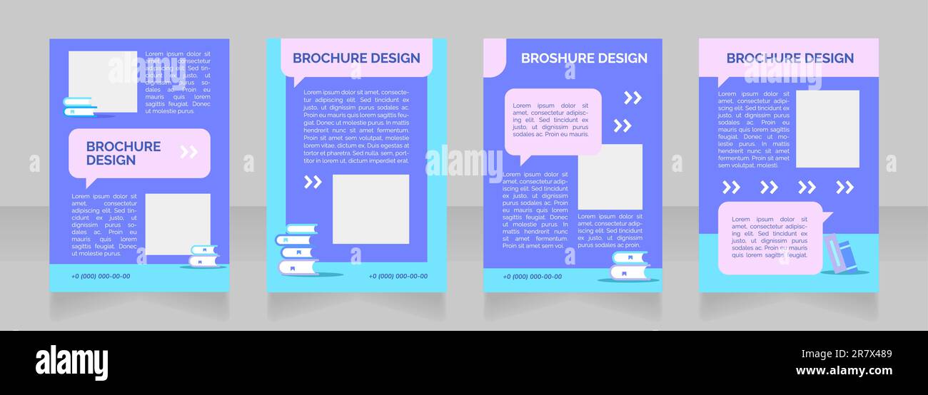 Enhancing student academic performance blank brochure layout design ...