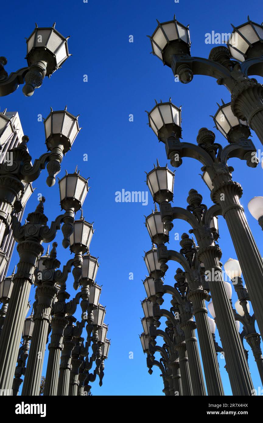 Chris Burden's Urban lights, a public art installation using a pattern ...